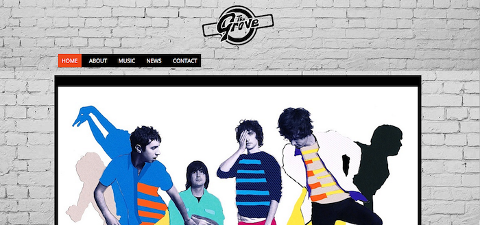 Free Website Templates for Musicians, Bands and Labels